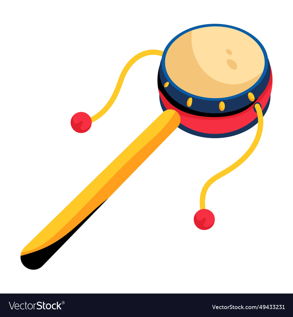 Pellet drum Royalty Free Vector Image - VectorStock
