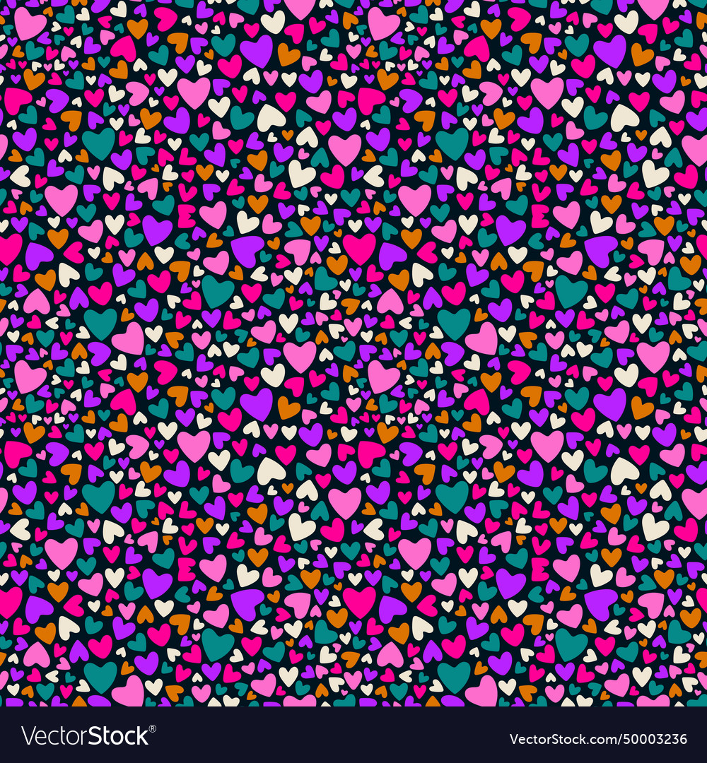 Colorful hearts seamless pattern Royalty Free Vector Image Colorful hearts seamless pattern Royalty Free Vector Image