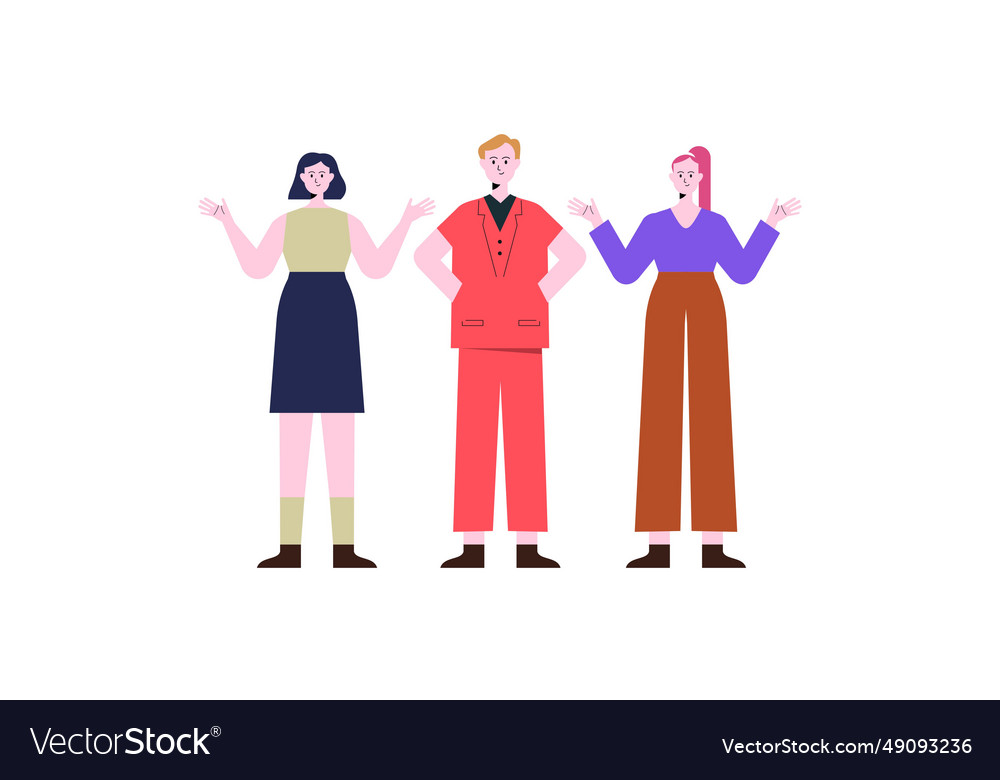 Group of business people Royalty Free Vector Image