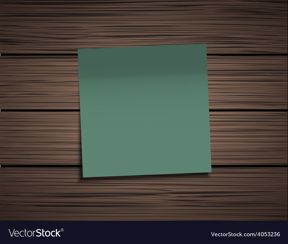 Modern square sticky note Royalty Free Vector Image