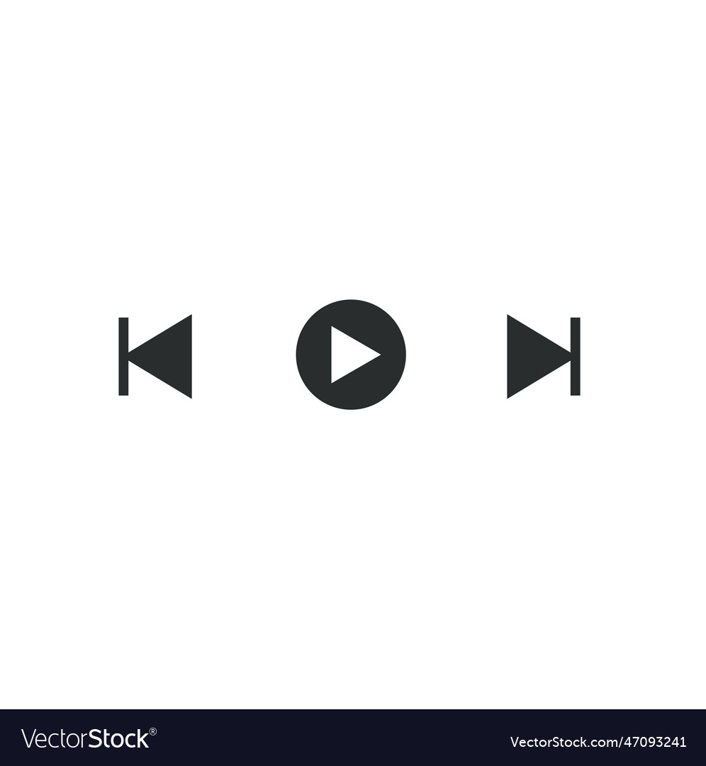 Audio player Royalty Free Vector Image - VectorStock