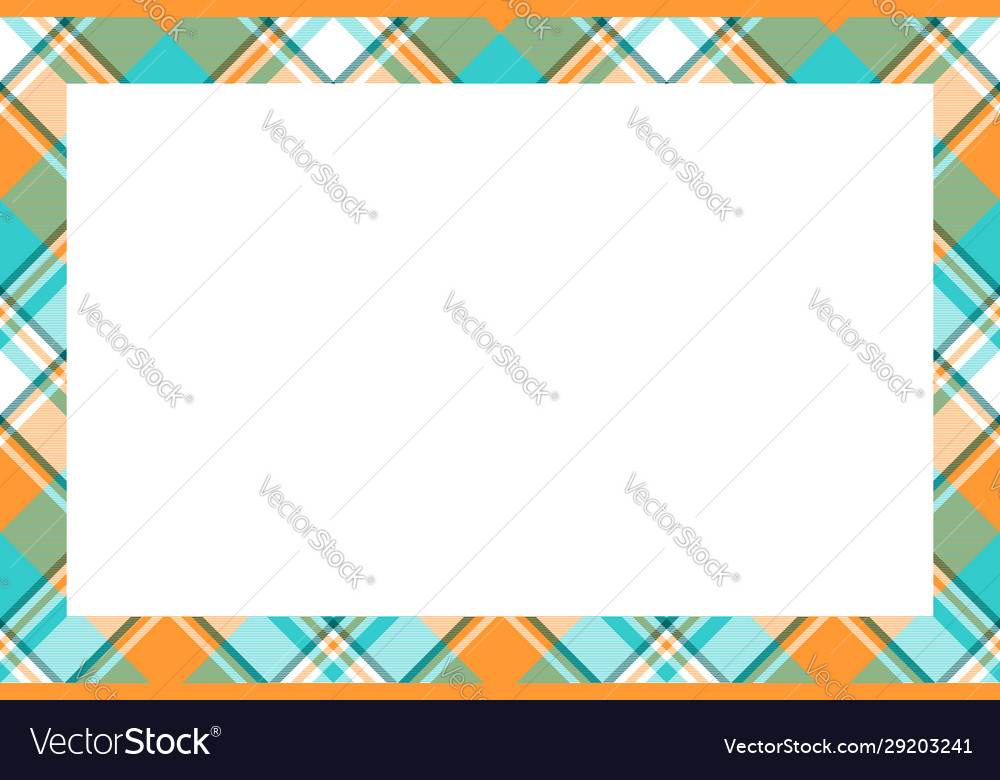 Rectangle borders and frames border pattern Vector Image
