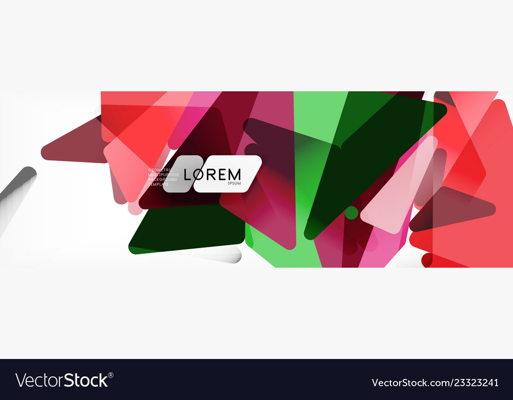 Science Background Abstract Triangle Pattern Vector Image