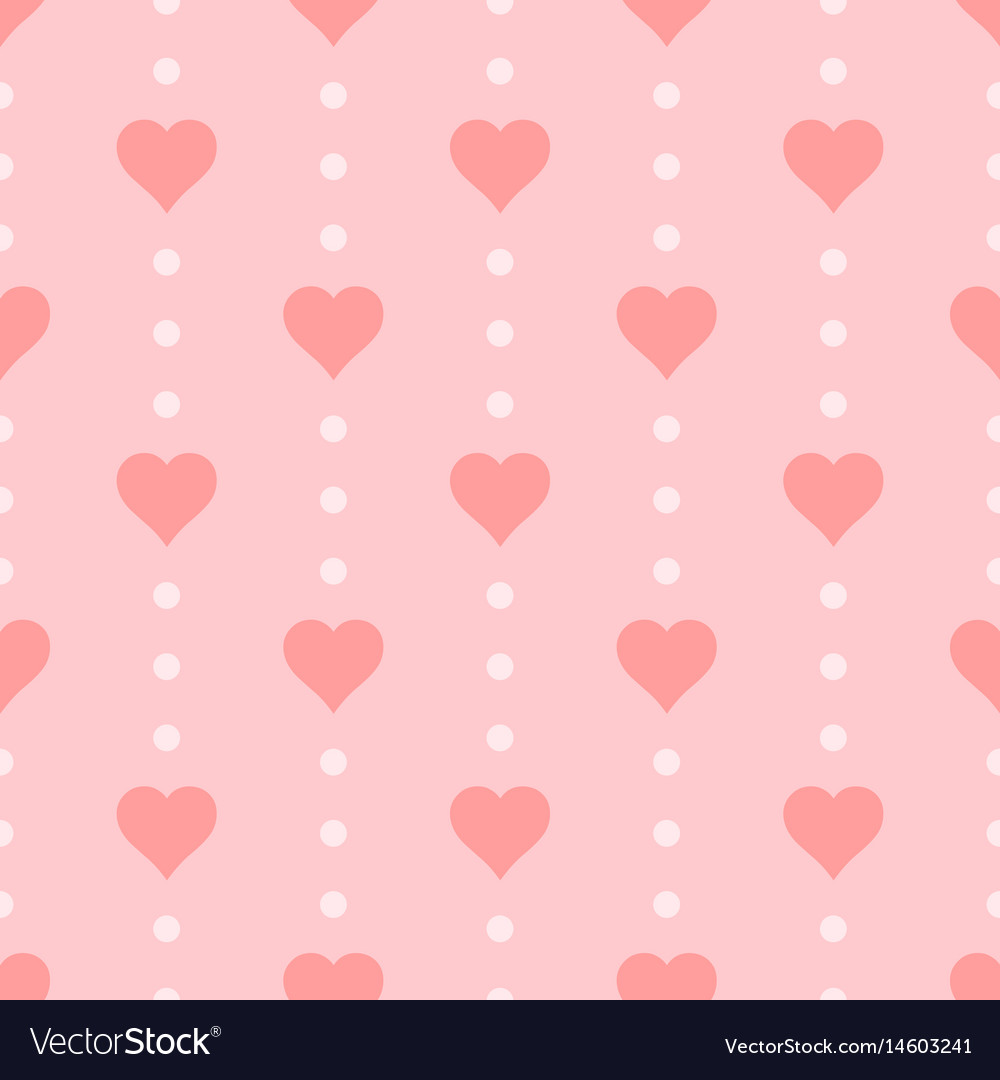 Seamless heart pattern Royalty Free Vector Image
