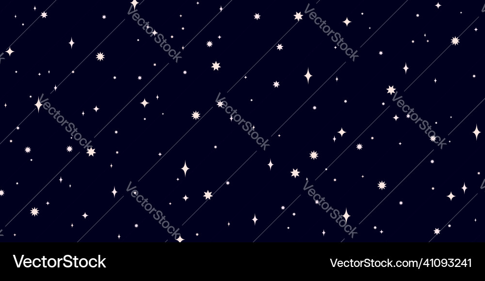 Universe cosmos seamless pattern Royalty Free Vector Image
