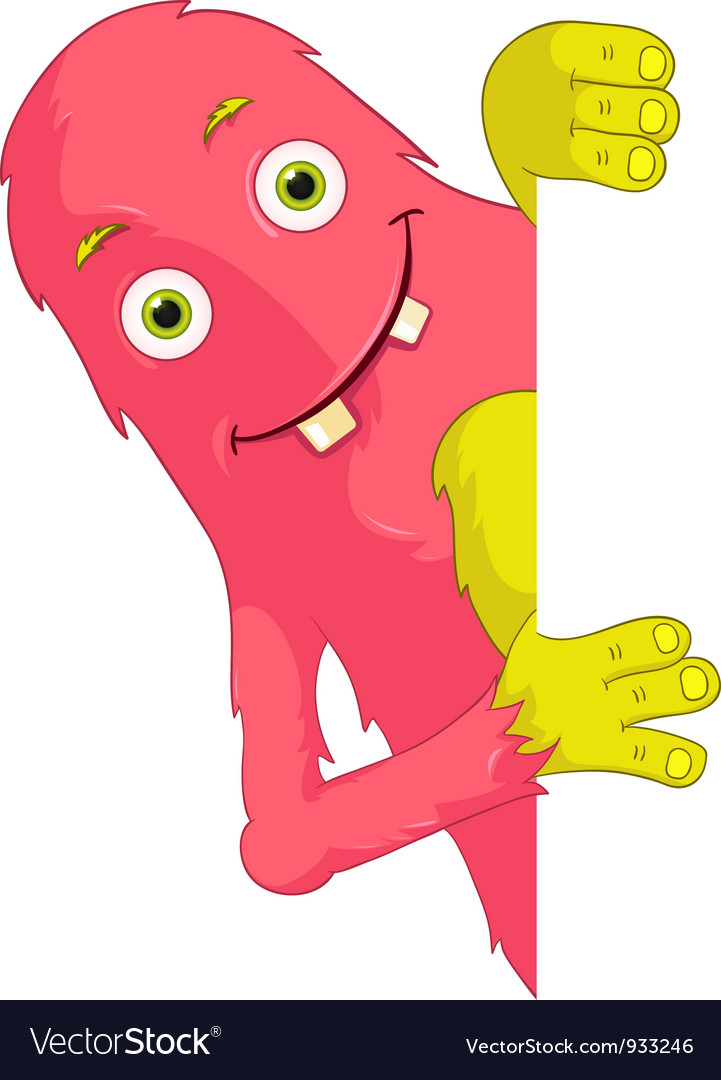 Funny monster Royalty Free Vector Image - VectorStock