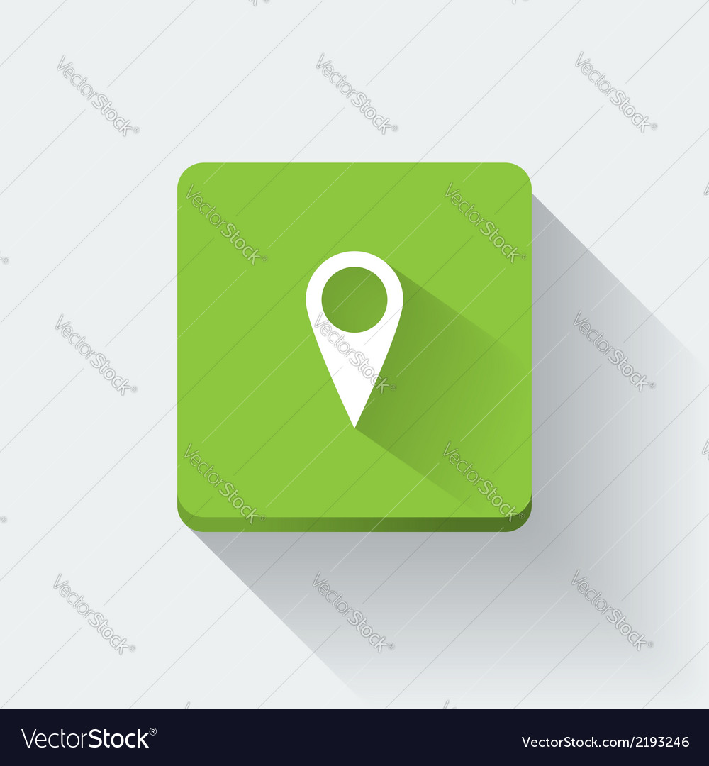 Map pointer icon Royalty Free Vector Image - VectorStock