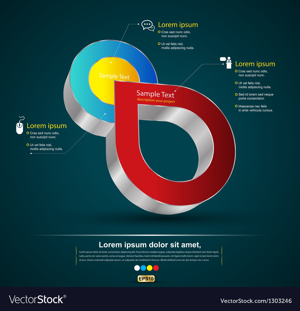 Modern element Royalty Free Vector Image - VectorStock