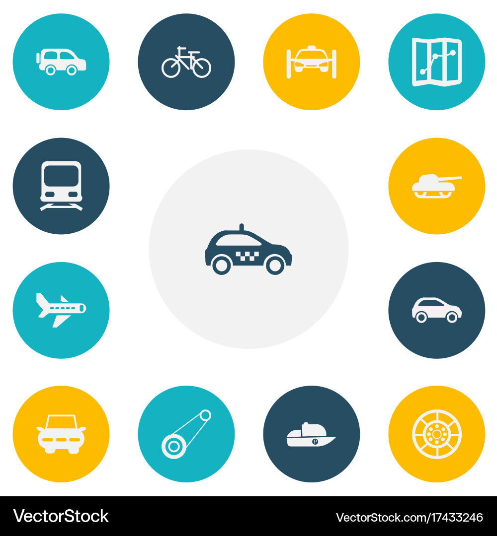 Set of 13 editable shipment icons includes Vector Image