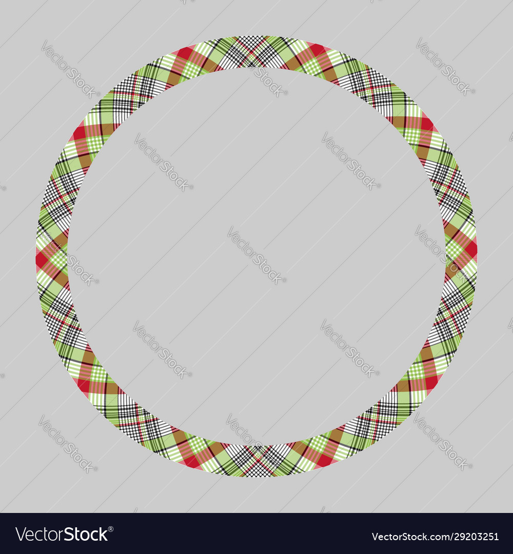 Circle borders and frames round border pattern Vector Image