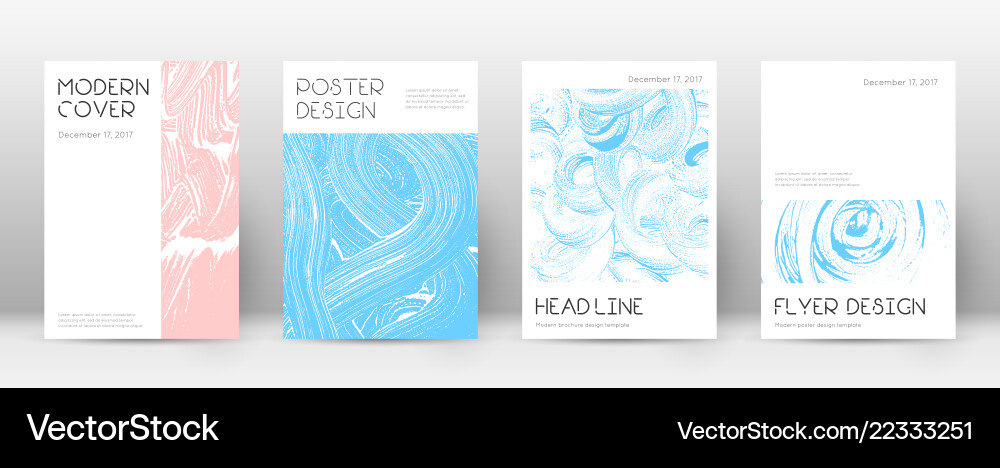 Cover page design template minimal brochure layou Vector Image
