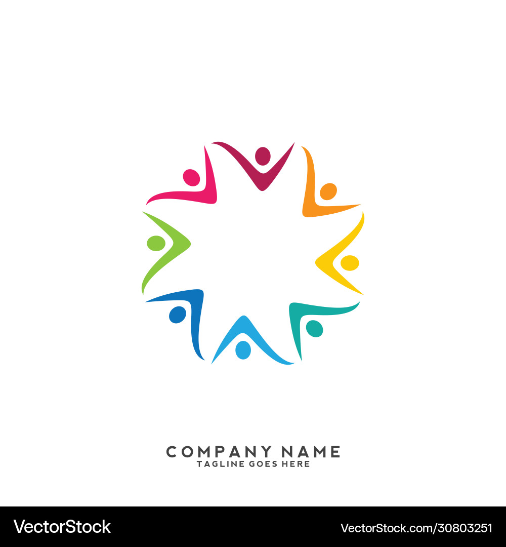People community creative hub social connection Vector Image