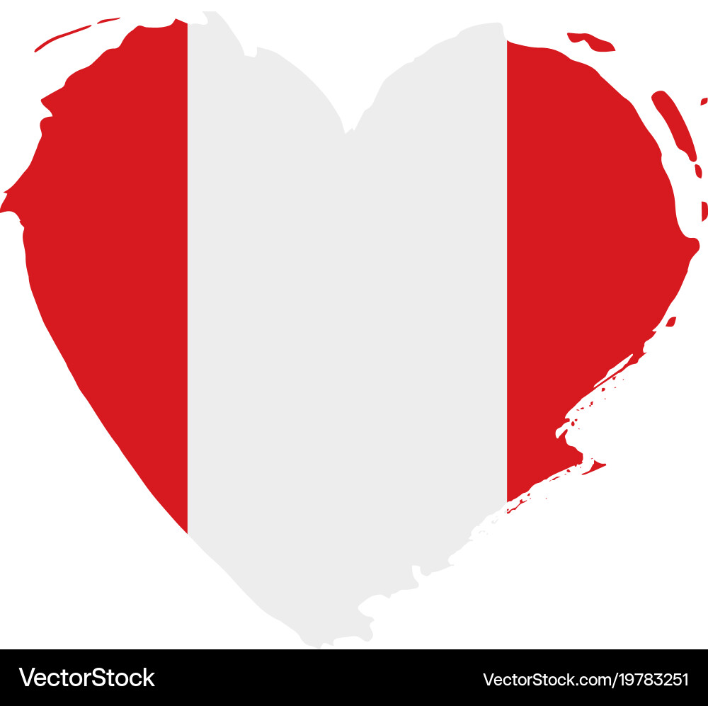 Peru flag Royalty Free Vector Image - VectorStock