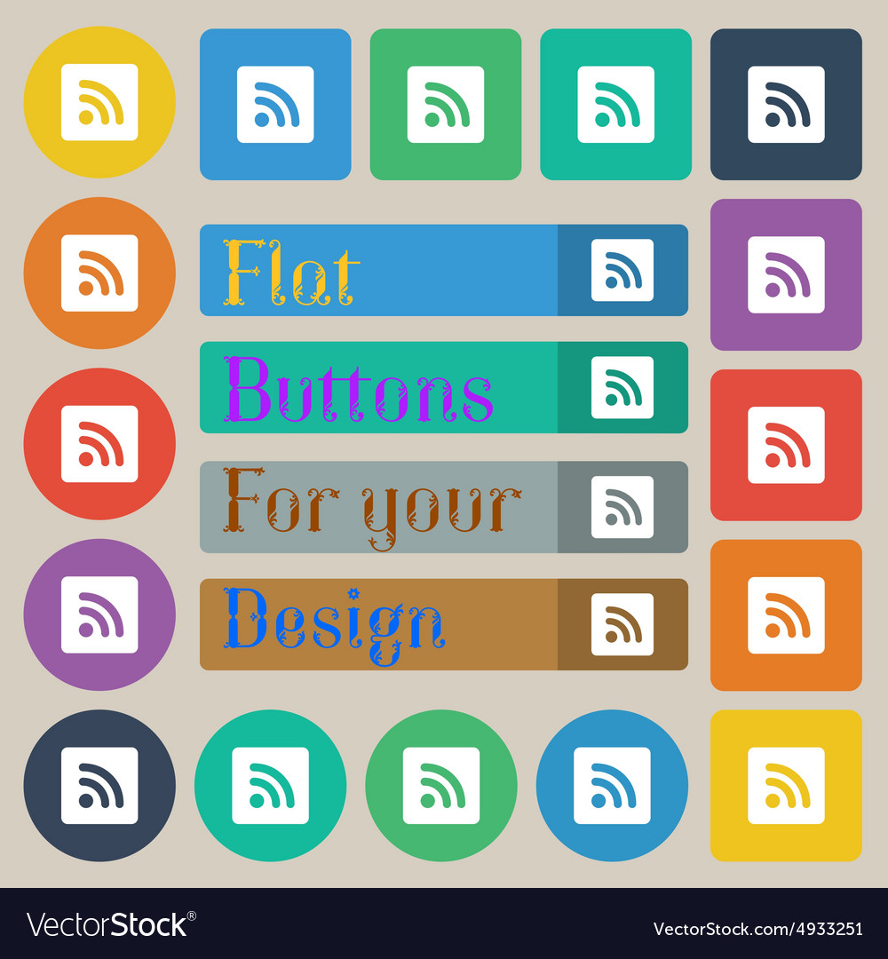 Rss feed Royalty Free Vector Image - VectorStock