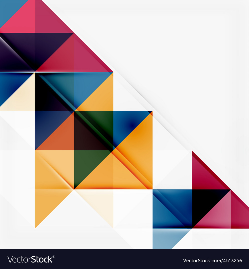 Abstract geometric background modern overlapping Vector Image