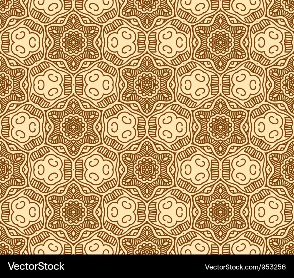 Aztec seamless background Royalty Free Vector Image