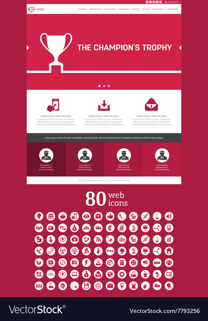 Website Royalty Free Vector Image - VectorStock