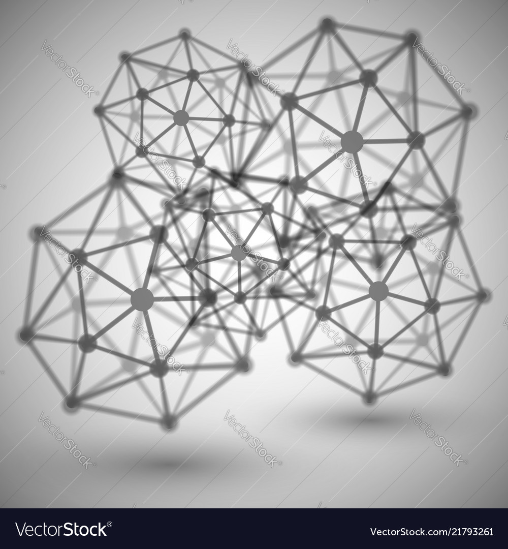 Abstract molecule Royalty Free Vector Image - VectorStock