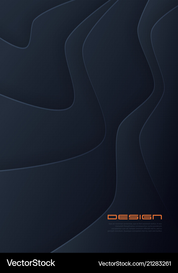 Abstract paper cut background futuristic Vector Image