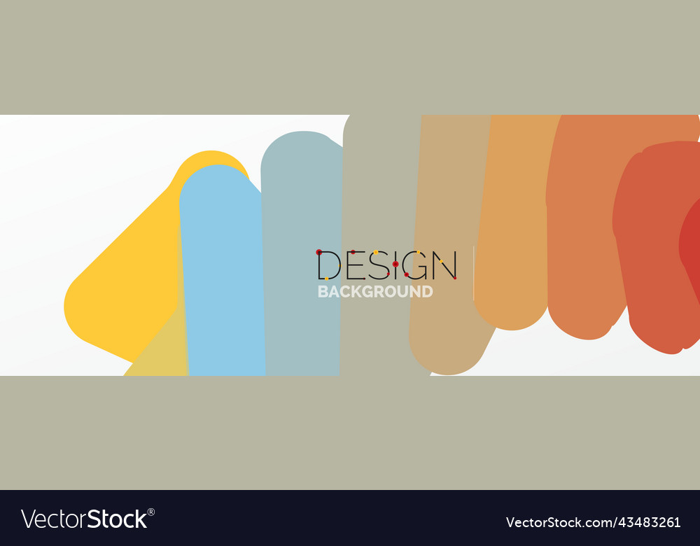 Background creative geometric shapes composition Vector Image