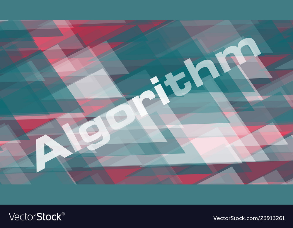 Big data management algorithm triangle shapes Vector Image