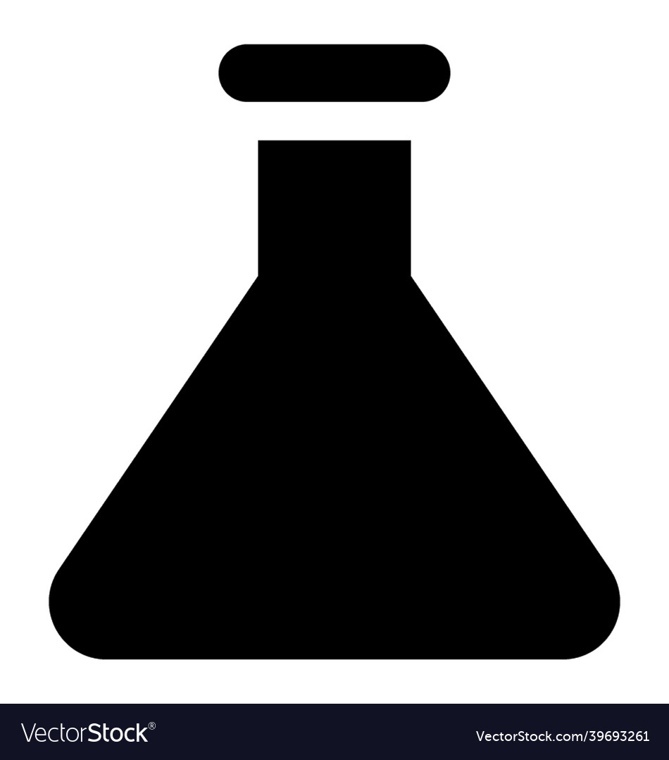 Flask Royalty Free Vector Image - VectorStock