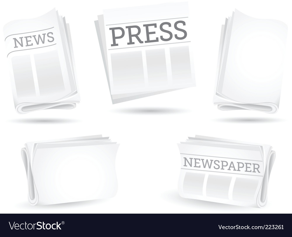Newspaper Royalty Free Vector Image - VectorStock