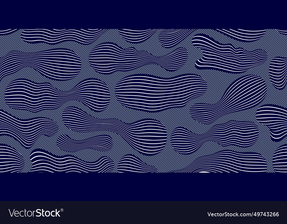 Abstract shapes seamless background pattern Vector Image