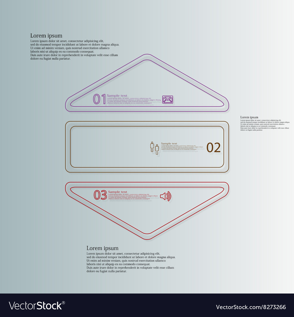 Hexagonal shape infographic template consists Vector Image