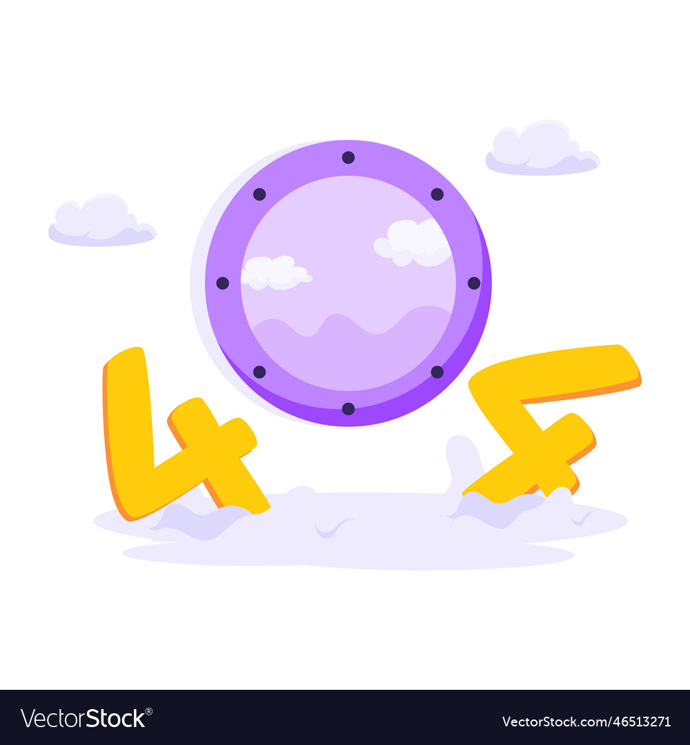 404 failure Royalty Free Vector Image - VectorStock