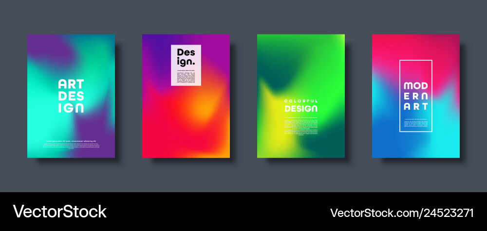 Colorful modern abstract background with neon red Vector Image