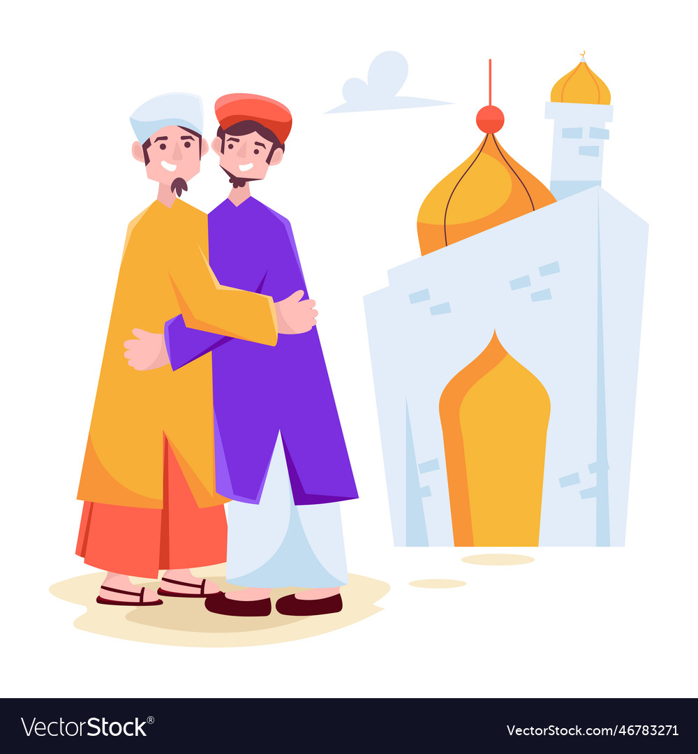 Muslim eid Royalty Free Vector Image - VectorStock