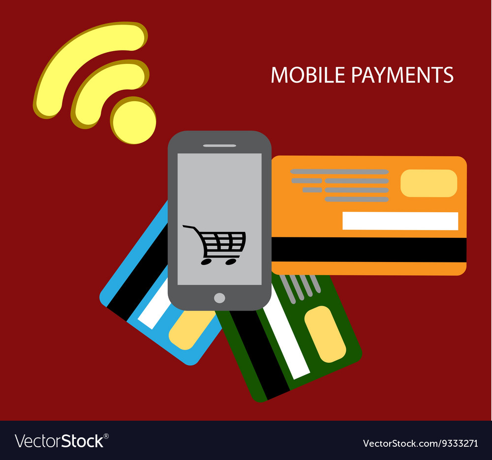 Transaction and paypass Royalty Free Vector Image
