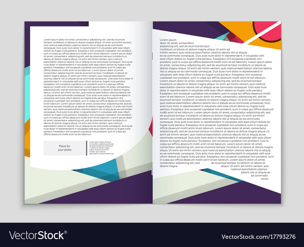 Abstract layout background set for art Royalty Free Vector