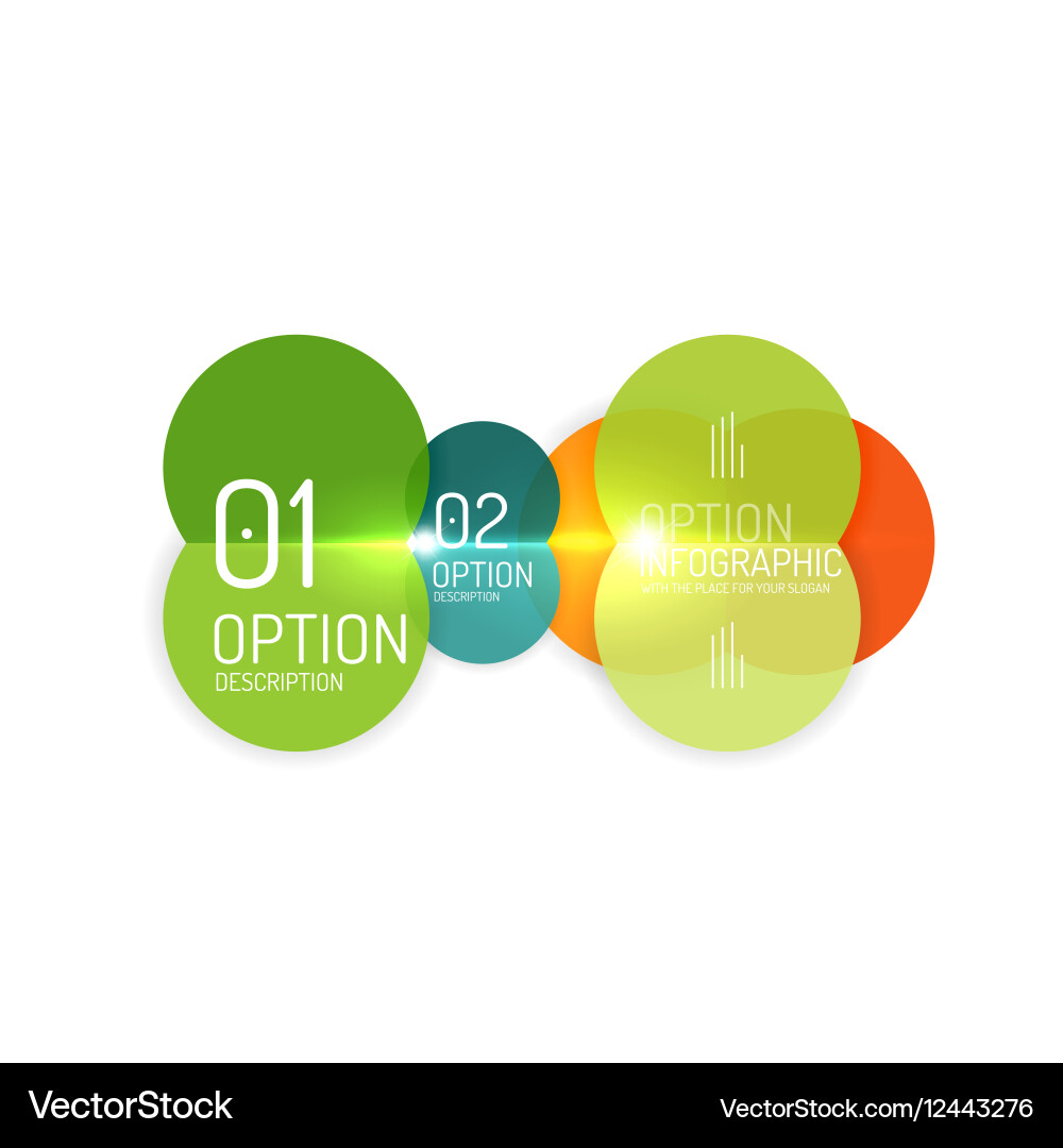 Business products option banners Royalty Free Vector Image