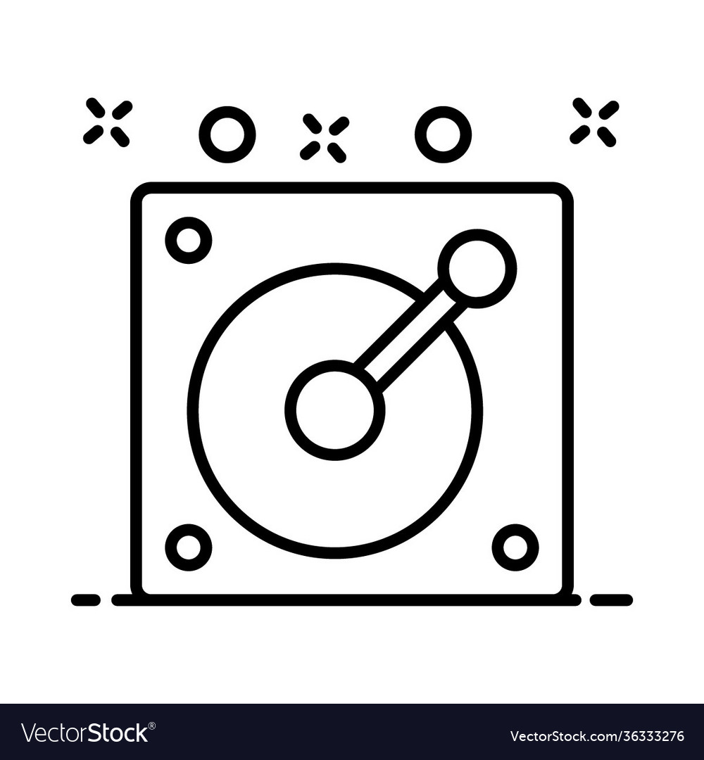 Hard disk Royalty Free Vector Image - VectorStock
