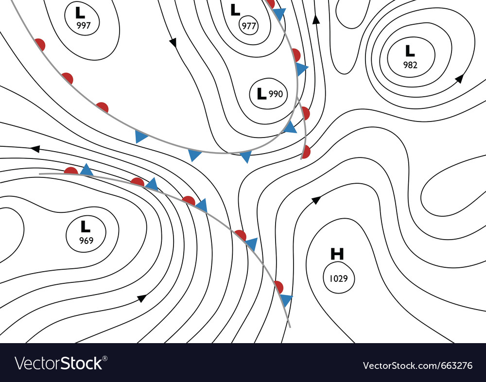 Isobars Royalty Free Vector Image - VectorStock