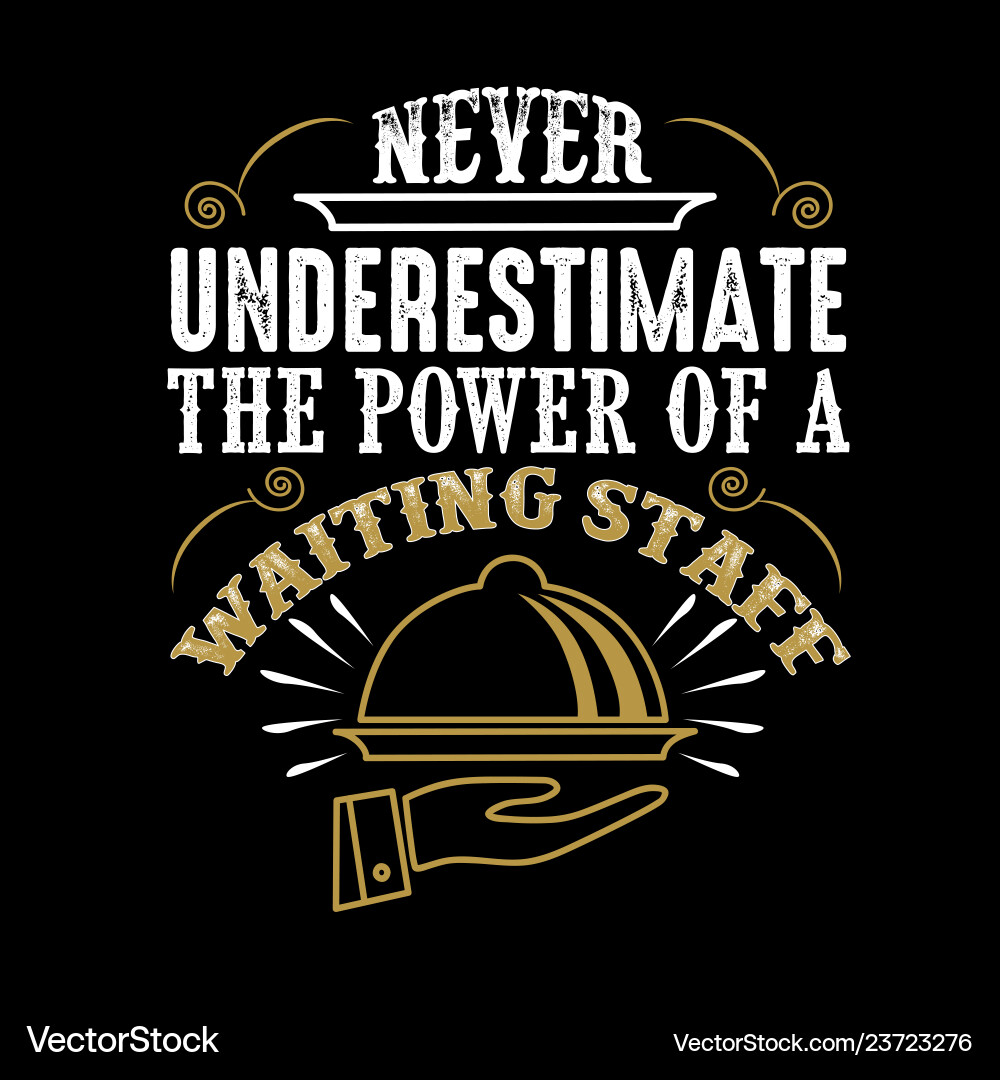 Profession quote and saying good for print design Vector Image