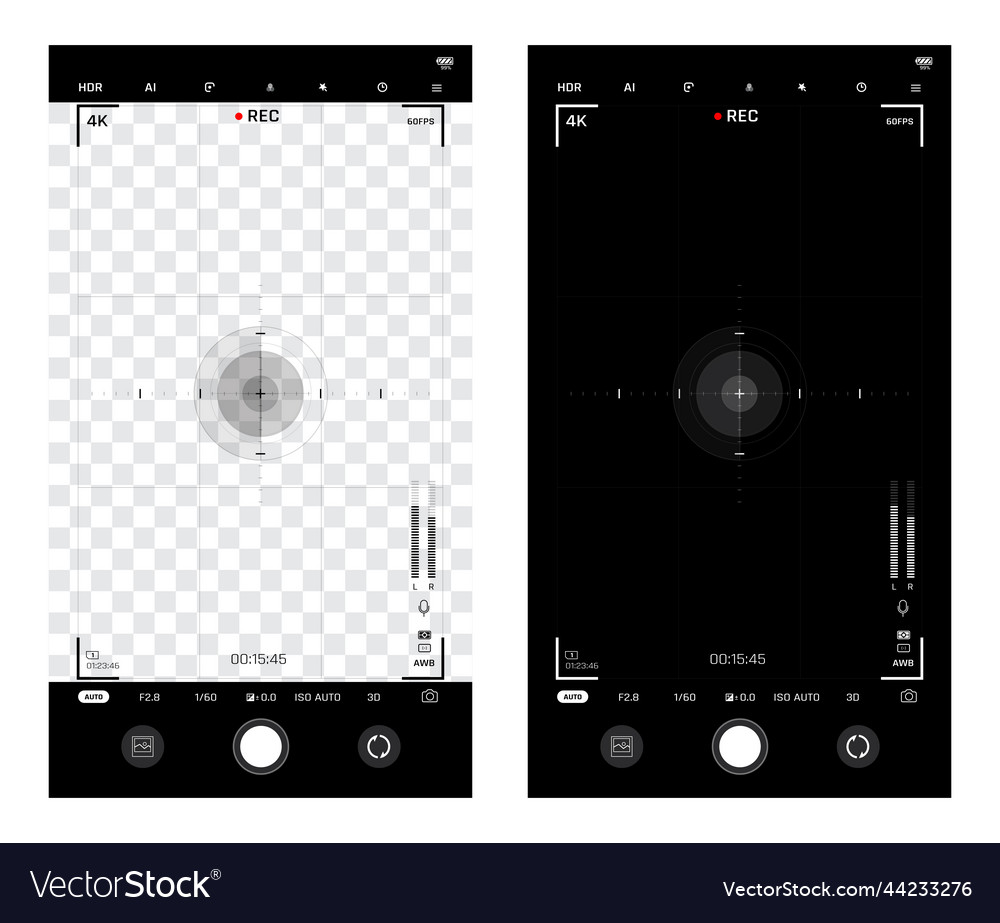 Smart phone camera user interface 004 Royalty Free Vector Smart phone camera user interface 004 Royalty Free Vector