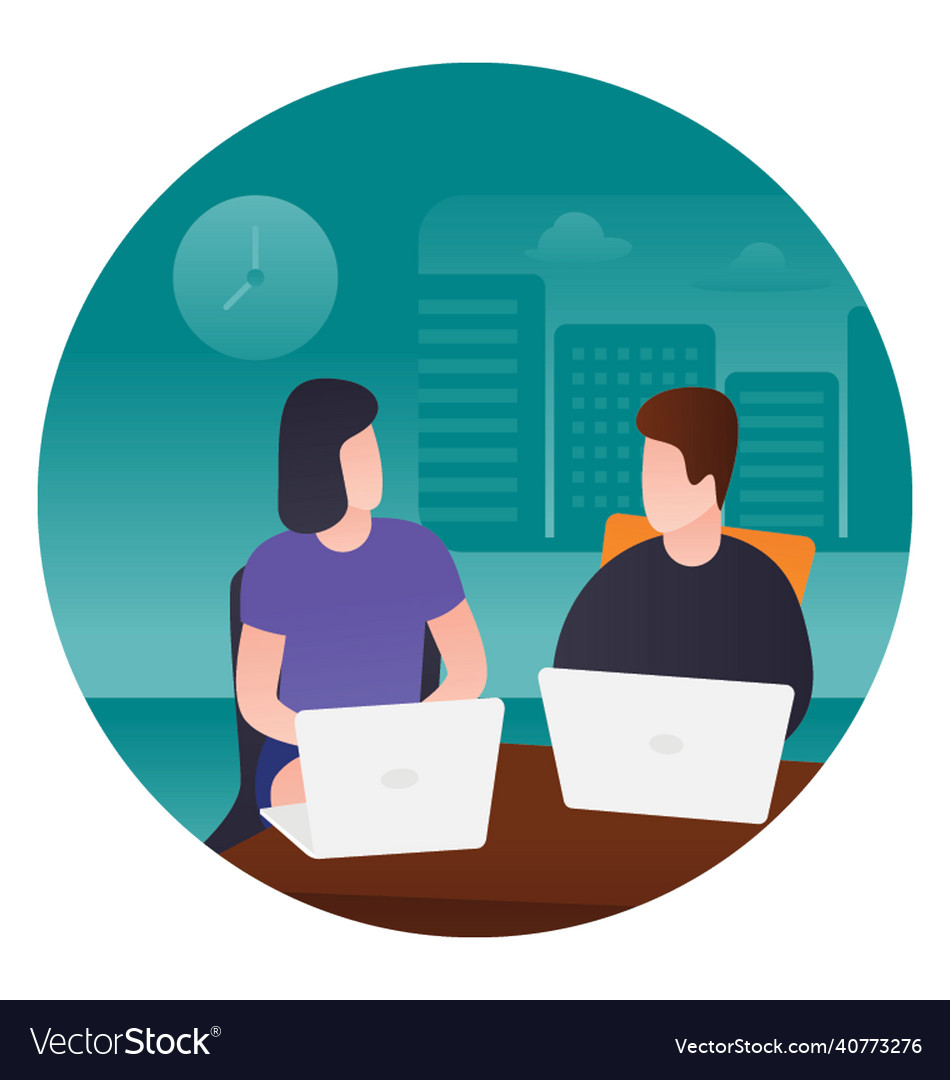 Workplace Royalty Free Vector Image - VectorStock