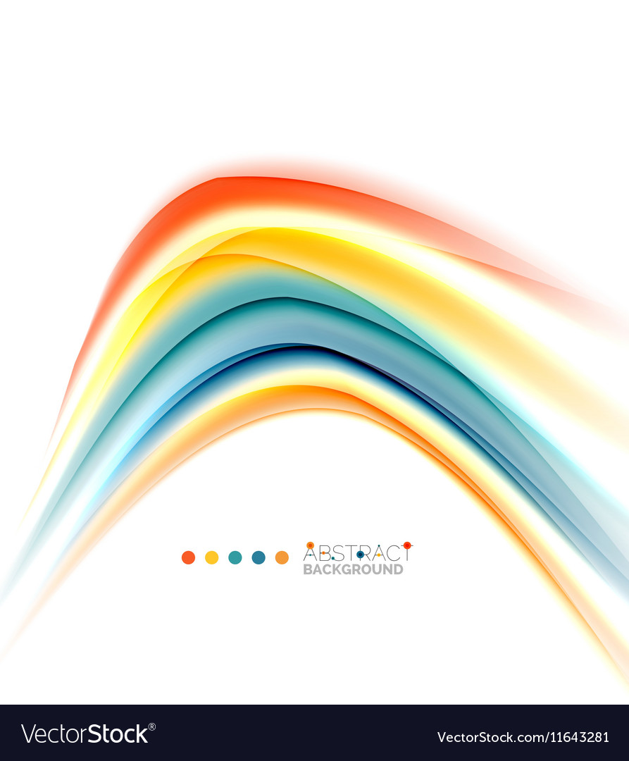 Abstract wave template Royalty Free Vector Image