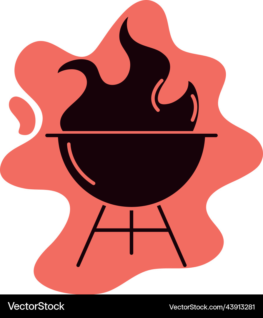 Bbq grill cooking Royalty Free Vector Image - VectorStock
