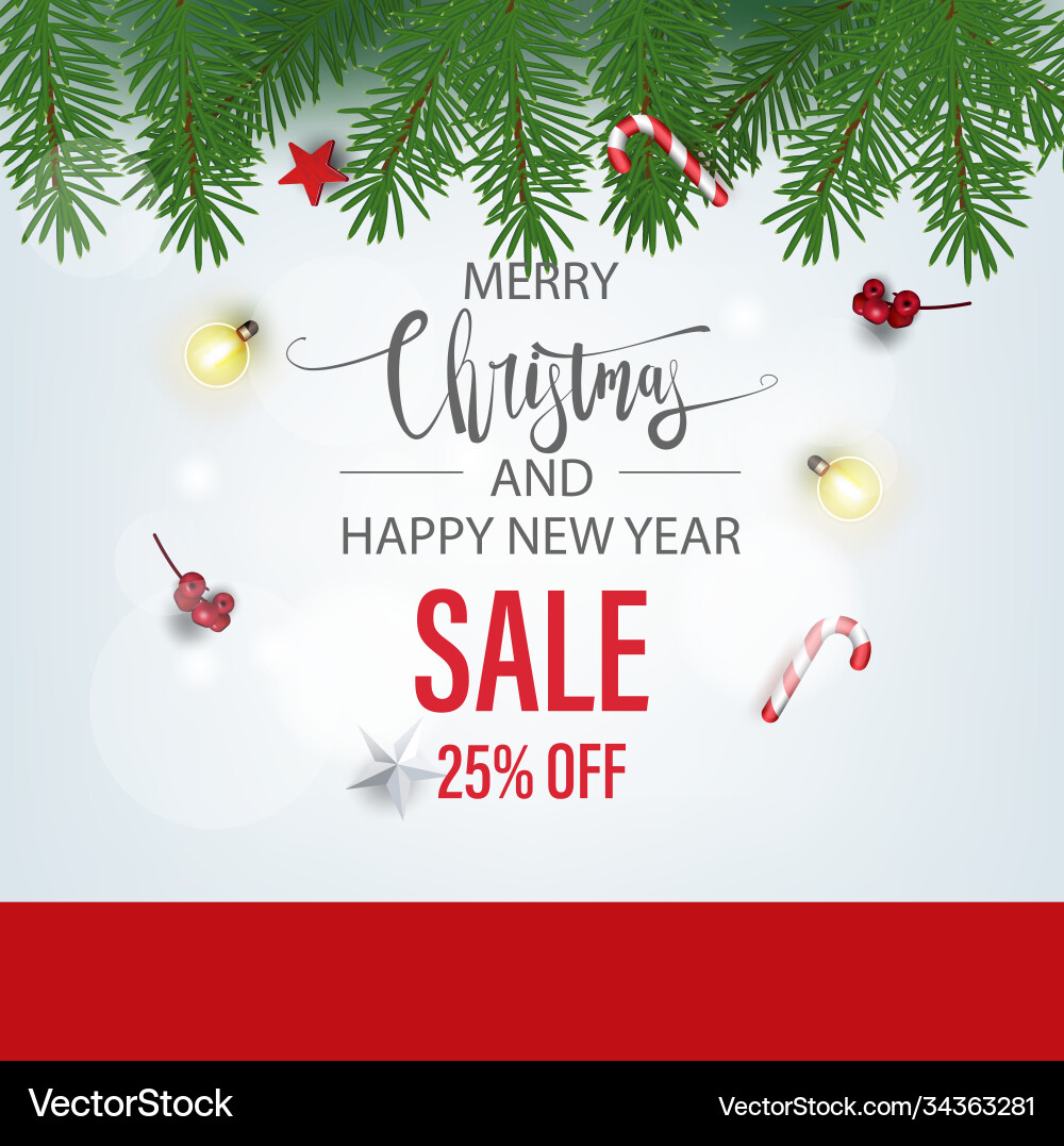 Christmas social media post templatespost square Vector Image