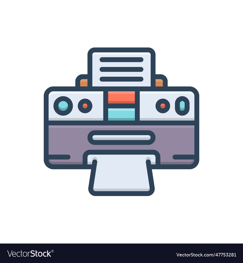 Print Royalty Free Vector Image - VectorStock