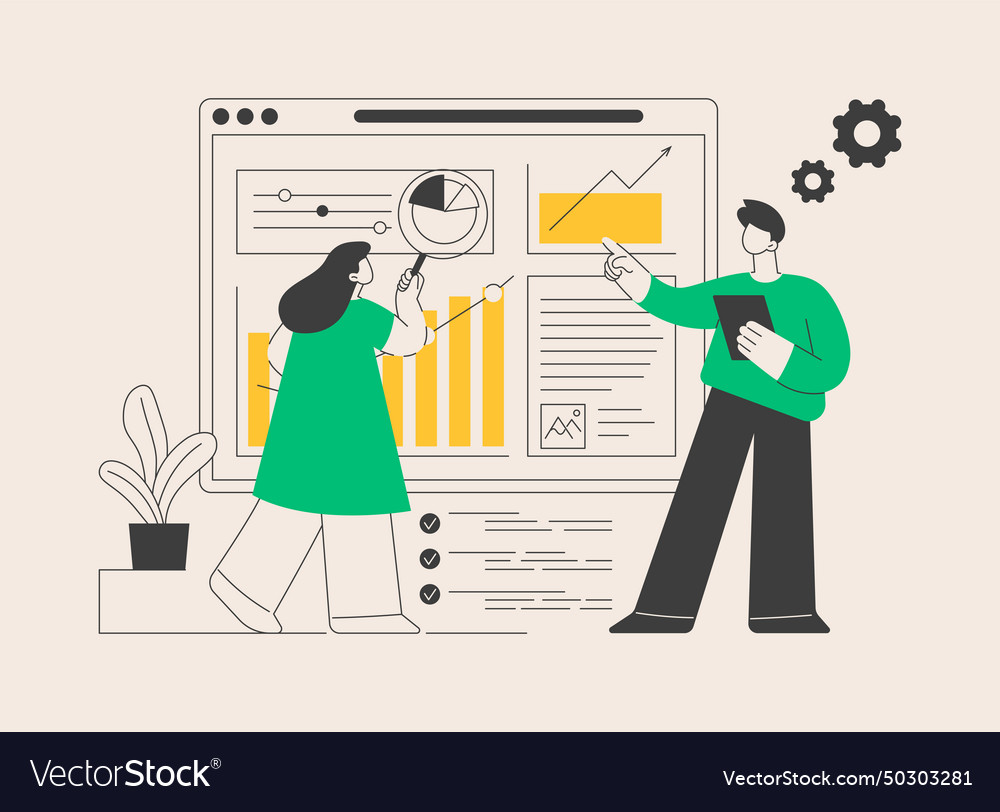 Seo analytics team abstract concept Royalty Free Vector Seo analytics team abstract concept Royalty Free Vector