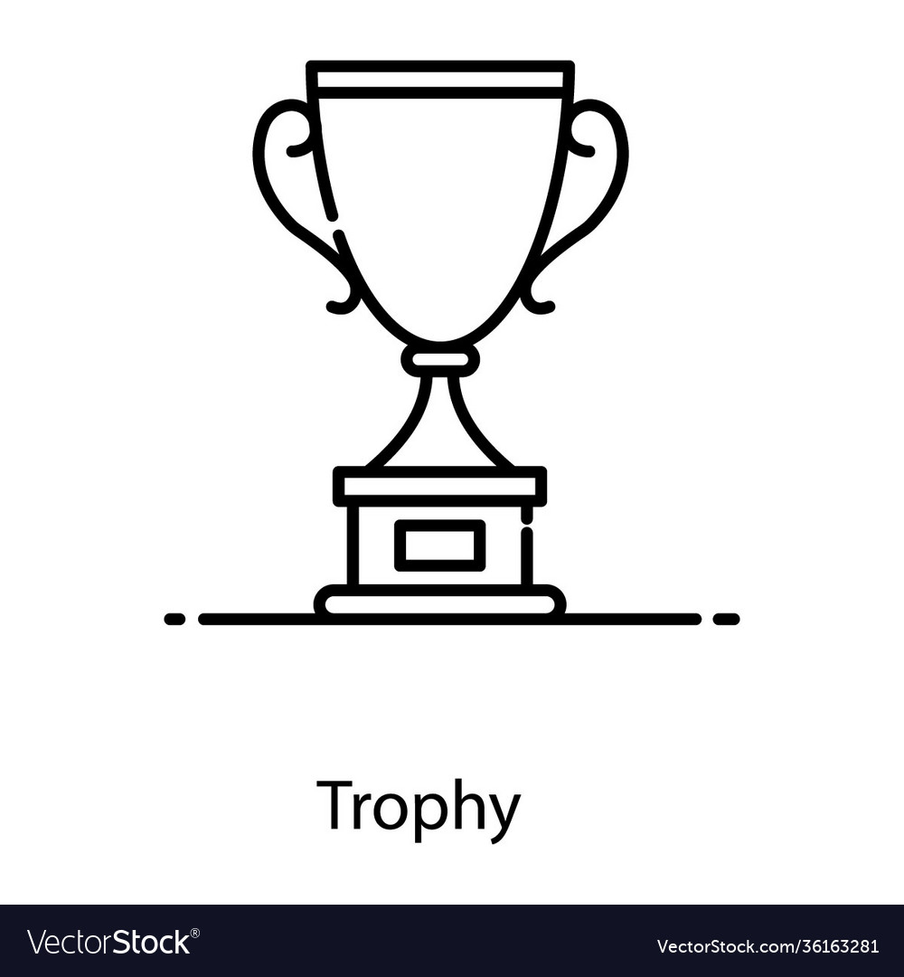 Trophy Royalty Free Vector Image - VectorStock