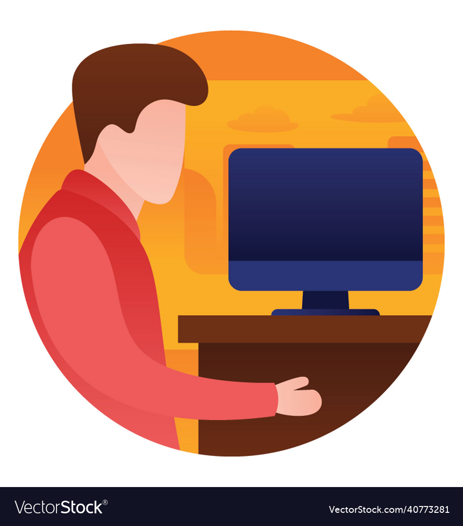 Workplace Royalty Free Vector Image - VectorStock