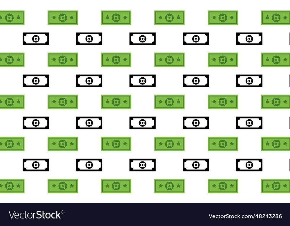 Abstract generic banknote pattern background Vector Image