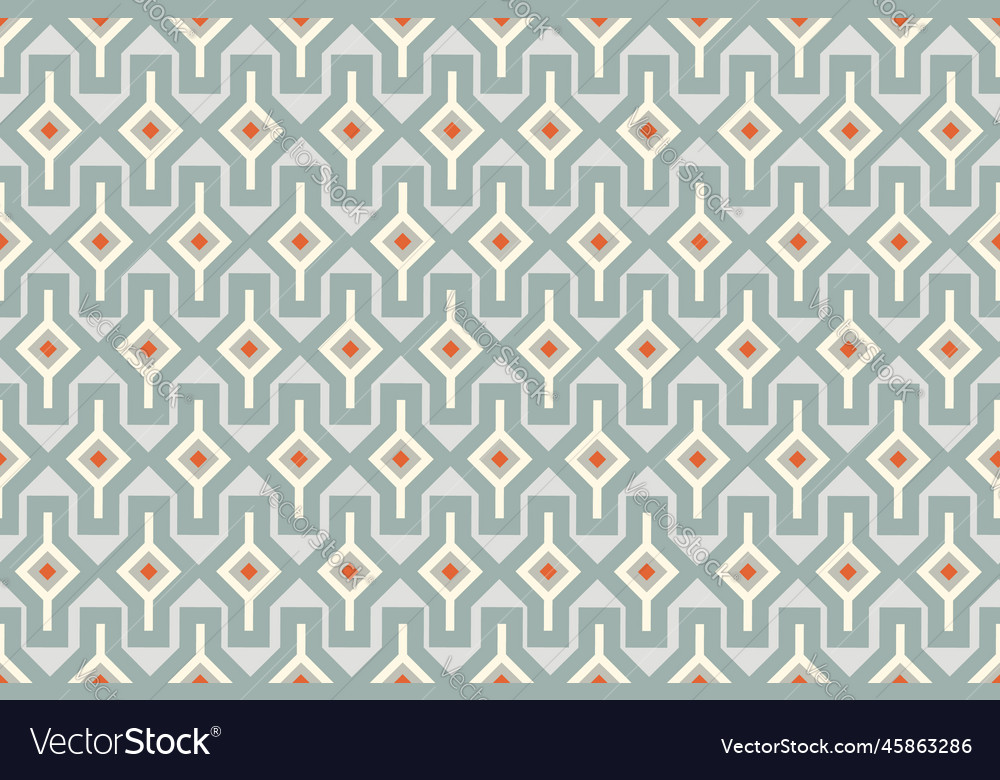 Abstract Geometric Shape Seamless Pattern Mosaic Vector Image