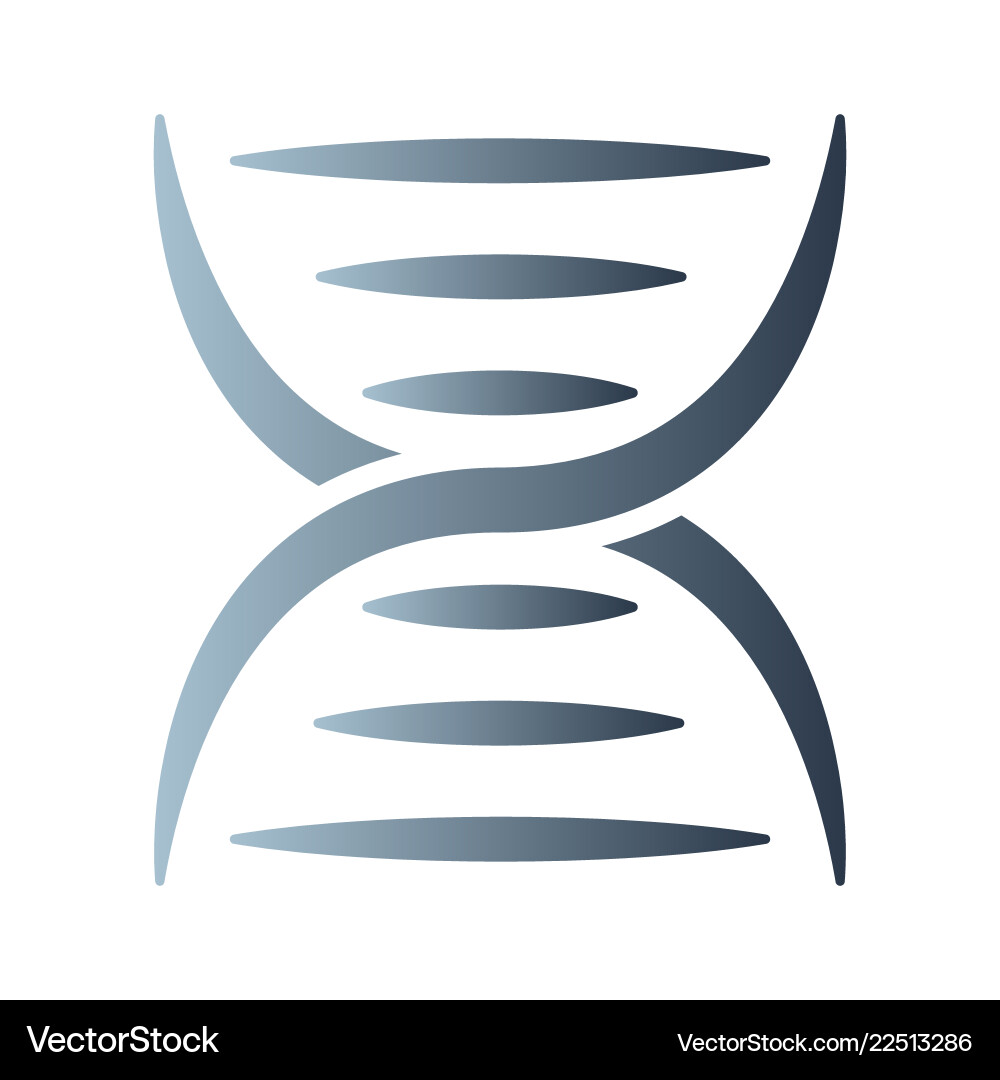 Dna genetic sign elements and icons collection Vector Image